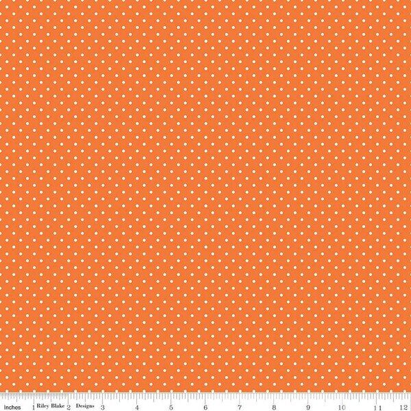 Swiss Dot in Orange | Hawthorne Supply Co