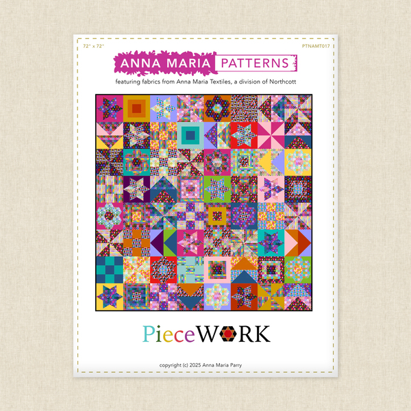 Piecework Quilt Sewing Pattern by Anna Maria Parry | Hawthorne Supply Co