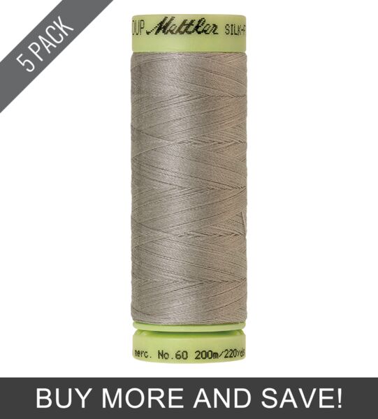 Titan Gray (9240-0413) - Silk Finish Cotton 60wt - 220 Yards (5 Pack ...