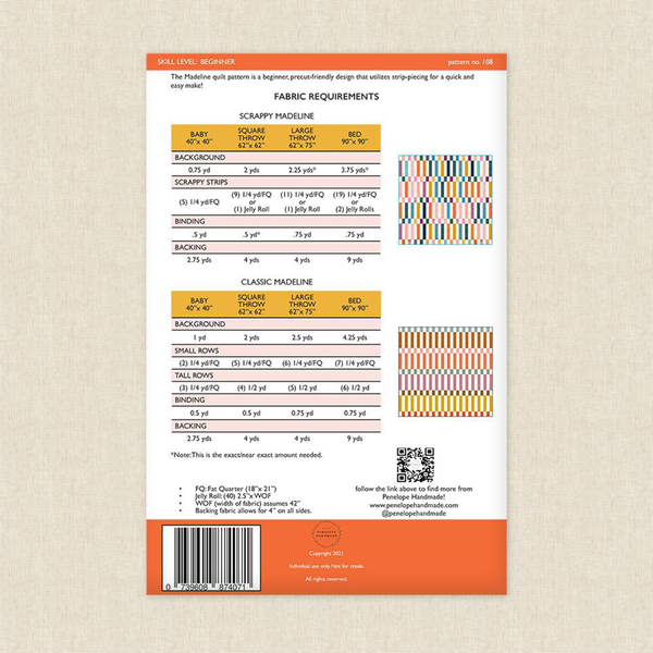 Madeline Sewing Pattern by Penelope Handmade | Hawthorne Supply Co
