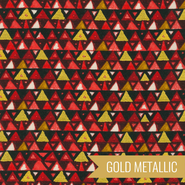 Triangles in Red Metallic | Hawthorne Supply Co
