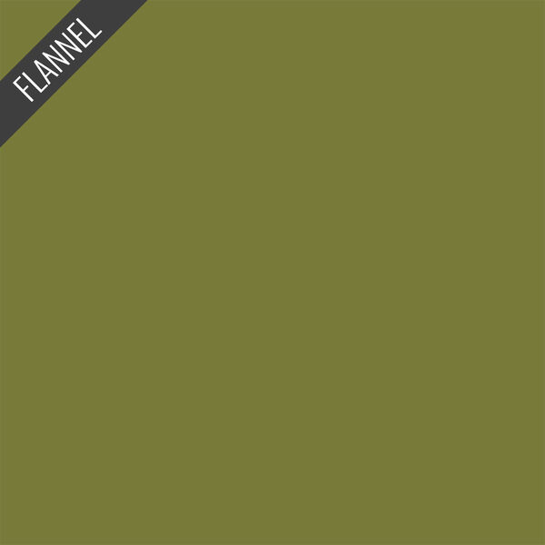 Flannel Solid in Olive | Hawthorne Supply Co