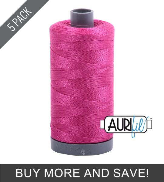 Fuchsia (#4020) 28wt Large Spool 5-Pack - Aurifil Thread Collection ...