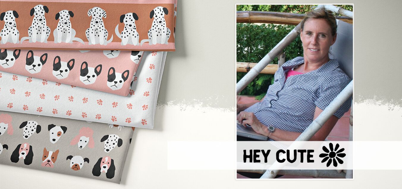 Hey Cute Design Fabric | Hawthorne Supply Co