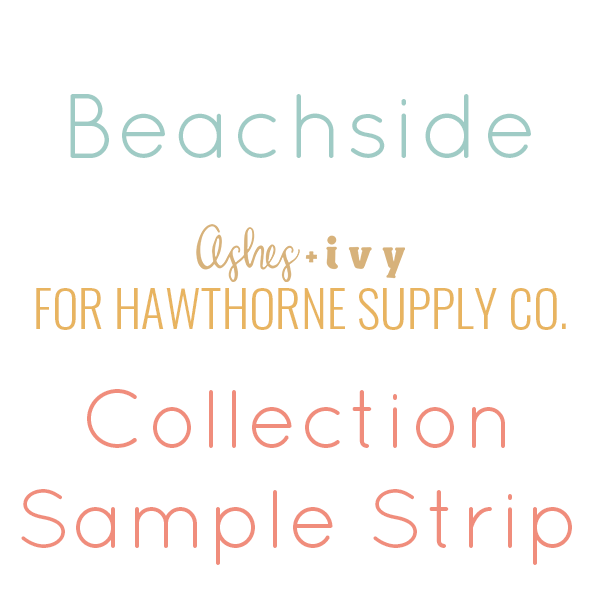 Beachside Sample Strip | Hawthorne Supply Co