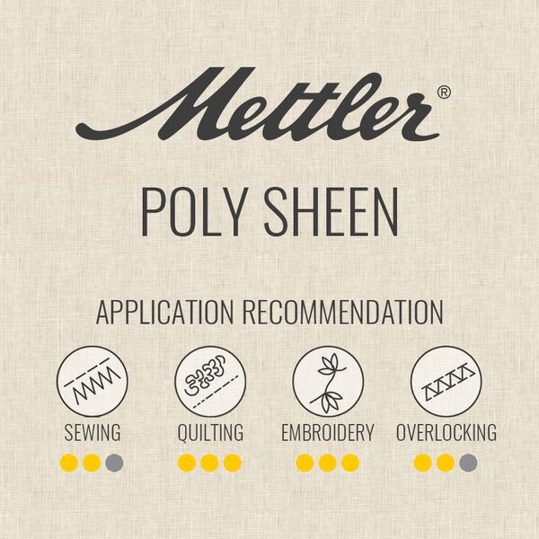 Wheat (3406-0741) - Poly Sheen - 220 Yards (3 Pack) - Mettler Thread ...