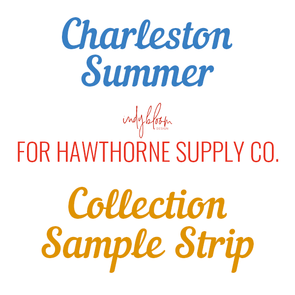 Charleston Summer Sample Strip | Hawthorne Supply Co