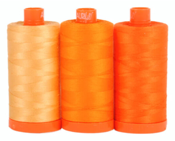 Tuscany Orange Color Builder Thread Set - Aurifil Thread Collection ...