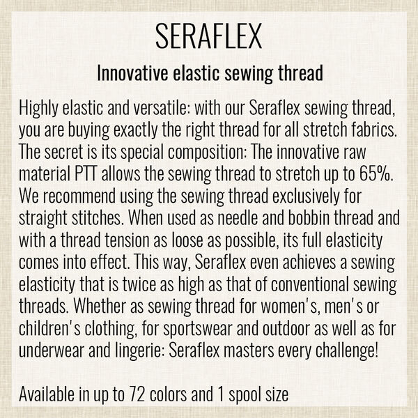 Eggshell (7840-1000) - Seraflex - 142 Yards (3 Pack) - Mettler Thread ...