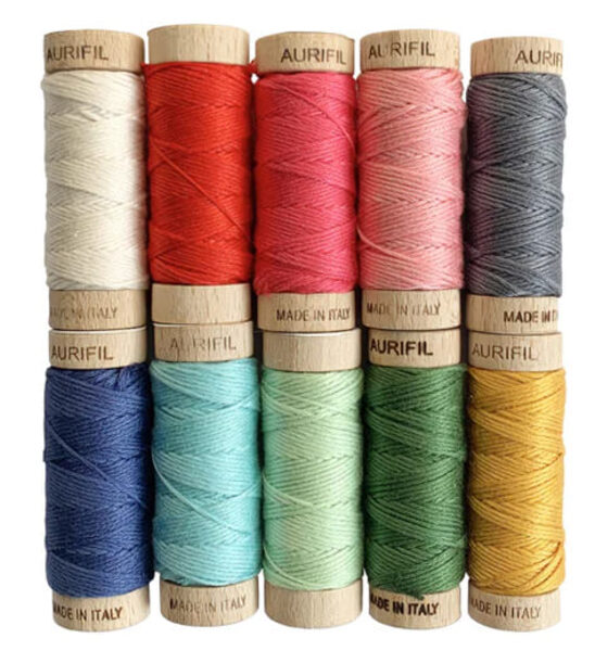 Colorful Vintage Thread Set - Aurifil Thread Collection | Hawthorne ...