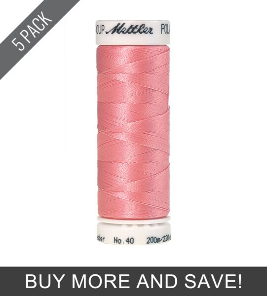 Petal Pink (3406-2250) - Poly Sheen - 220 Yards (5 Pack) - Mettler ...