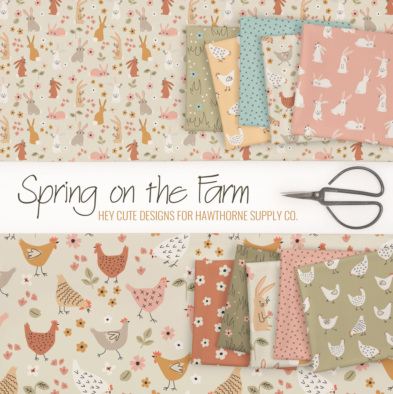 Spring on the Farm by Hey Cute Design | Hawthorne Supply Co