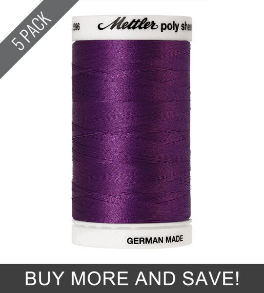 Orchid (2596-2810) - Poly Sheen - 875 Yards (5 Pack) - Mettler Thread ...