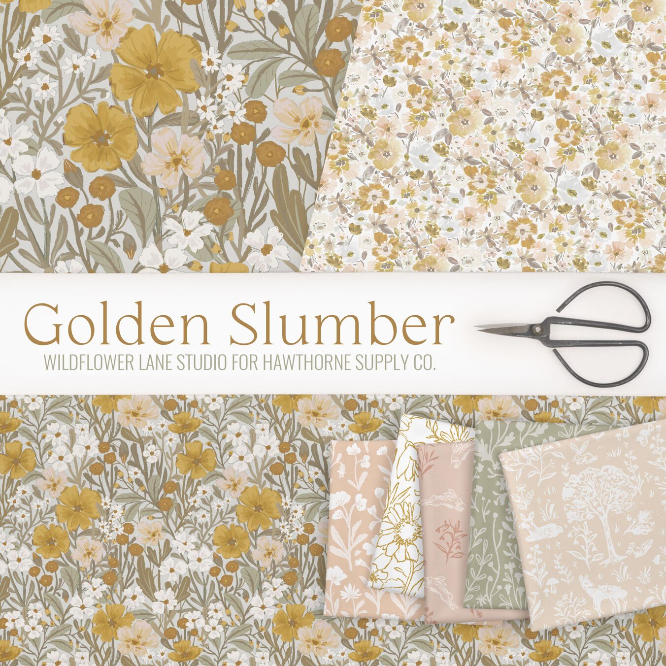 Golden Slumber by Wildflower Lane Studio | Hawthorne Supply Co