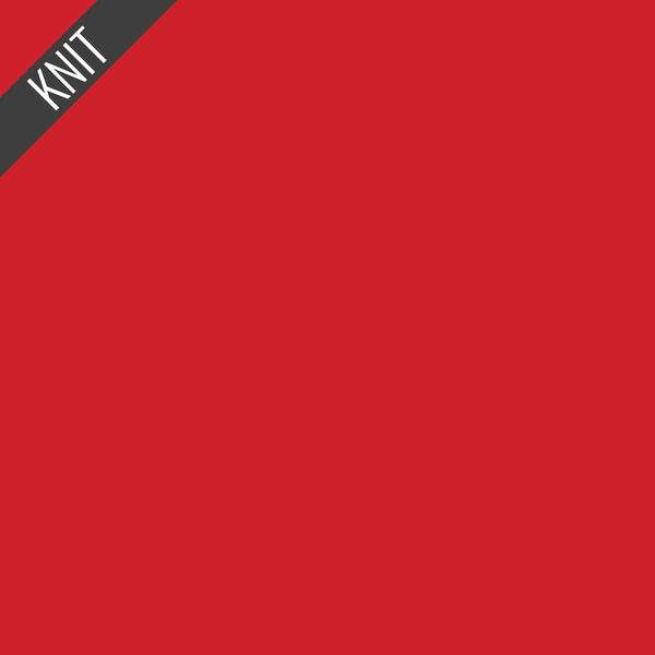 Solid Knit in True Red | Hawthorne Supply Co