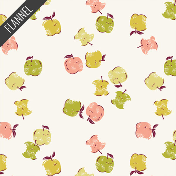 Apple Bites Flannel in Sweet | Hawthorne Supply Co