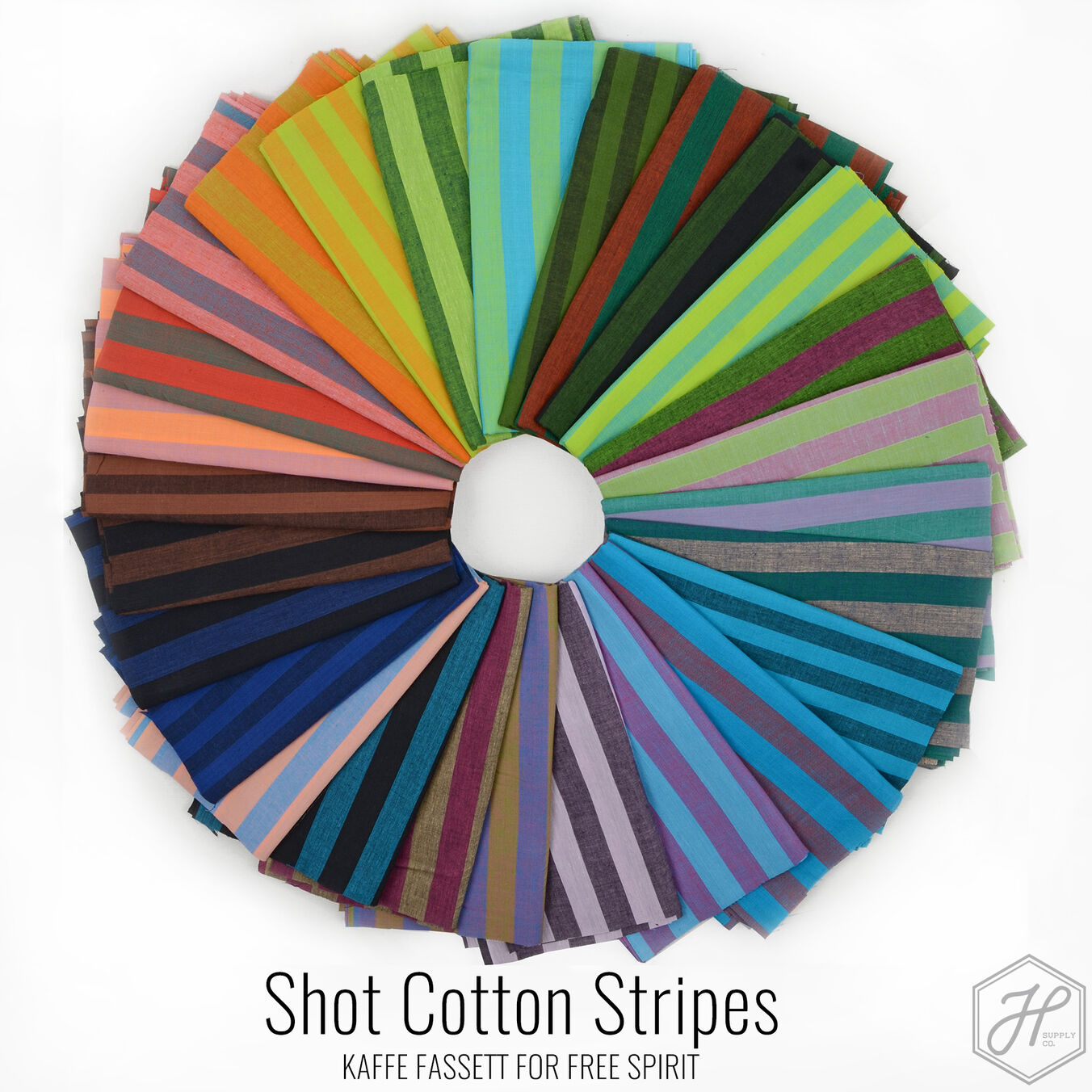 Shot Cotton Stripes by Kaffe Fassett | Hawthorne Supply Co
