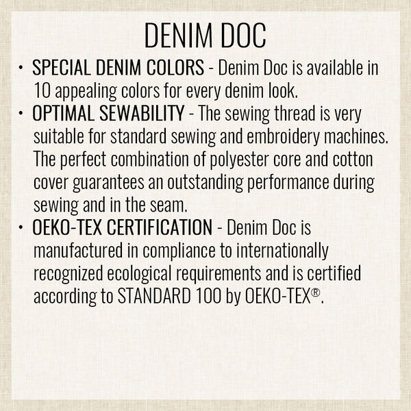 Dark sapphire blue - Denim Doc (5100-0809) | Metller Thread | Hawthorne ...