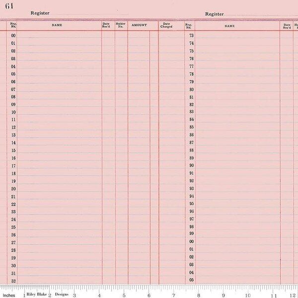 Ledger Paper in Pink | Hawthorne Supply Co