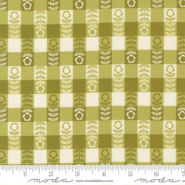 Flower Plaid in Leaf | Hawthorne Supply Co