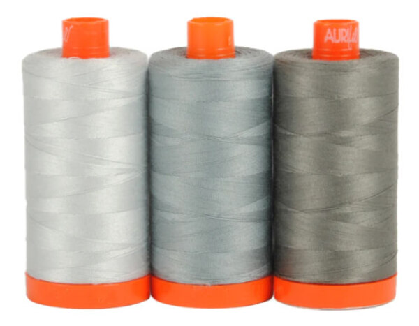 Milan Grey Color Builder Thread Set - Aurifil Thread Collection ...