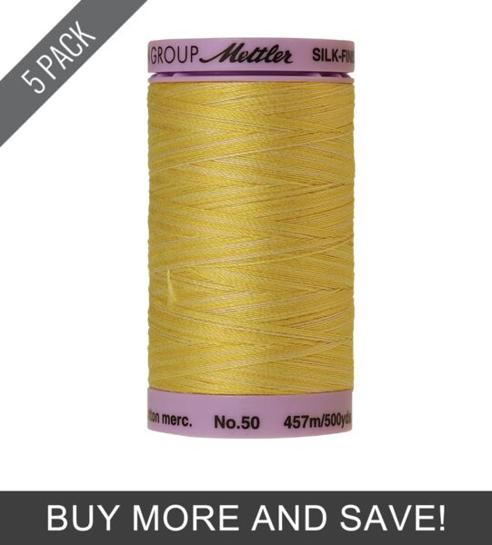 Canary Yellow (9085-9859) - Silk Finish Cotton Multi 50wt - 500 Yards ...