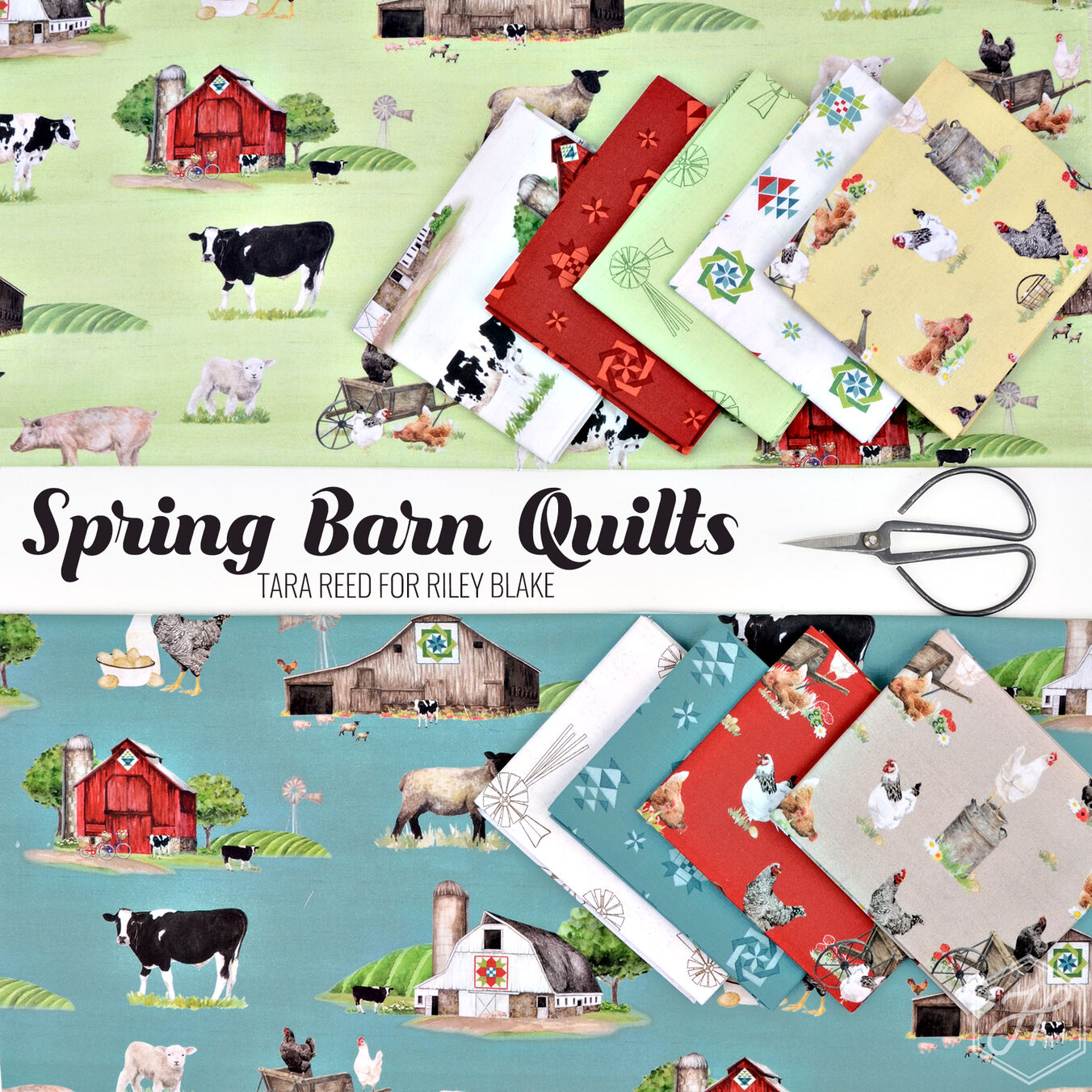 Spring Barn Quilts by Tara Reed | Hawthorne Supply Co