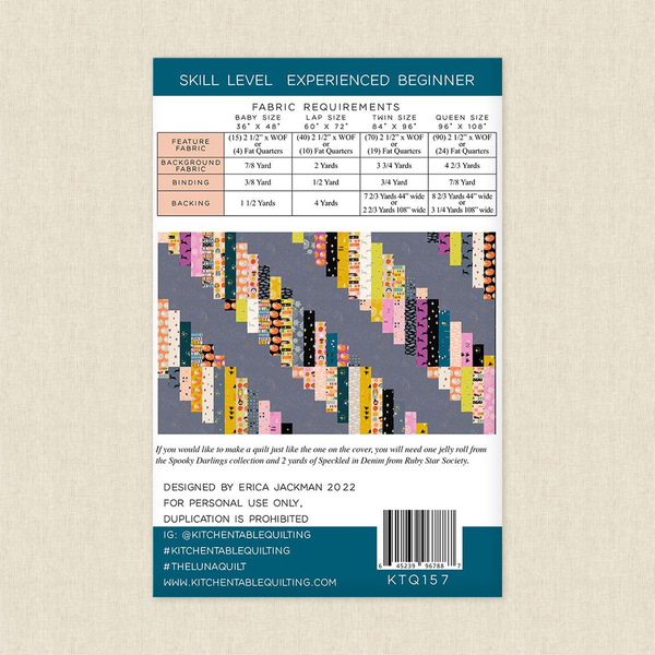 The Luna Quilt Sewing Pattern by Kitchen Table Quilting | Hawthorne ...