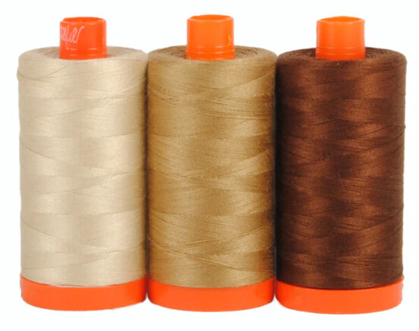 Florence Brown Color Builder Thread Set - Aurifil Thread Collection ...