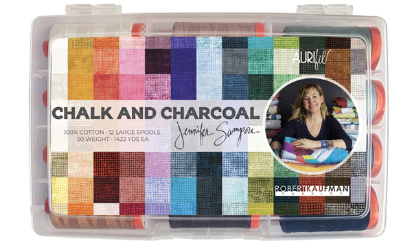 Chalk and Charcoal Thread Set - Aurifil Thread Collection | Hawthorne ...