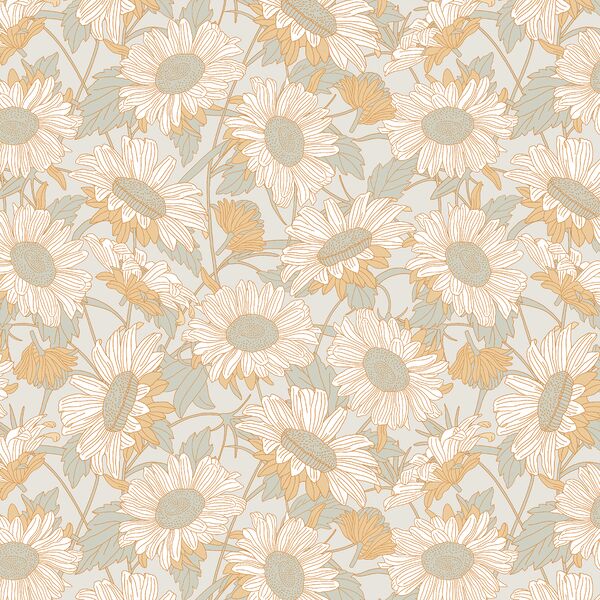 Daisies in French Gray | Hawthorne Supply Co