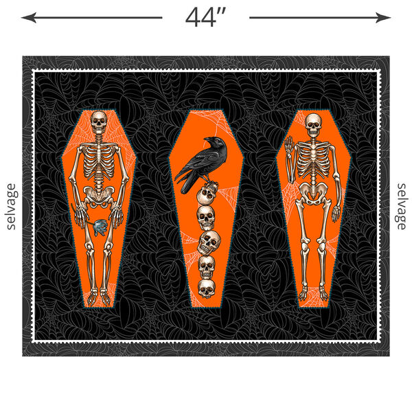 Skeleton Bones Panel in Multi | Hawthorne Supply Co