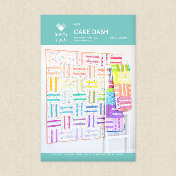 Cake Dash Sewing Pattern by Quilty Love | Hawthorne Supply Co