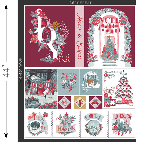 Merry Everything Panel in Multi | Hawthorne Supply Co