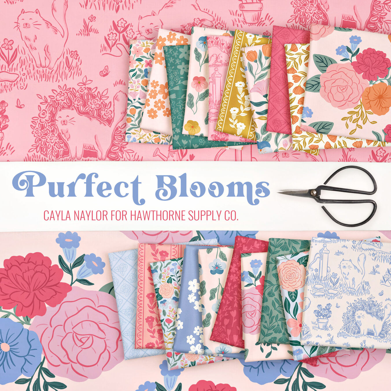 Purfect Blooms by Cayla Naylor Designs | Hawthorne Supply Co
