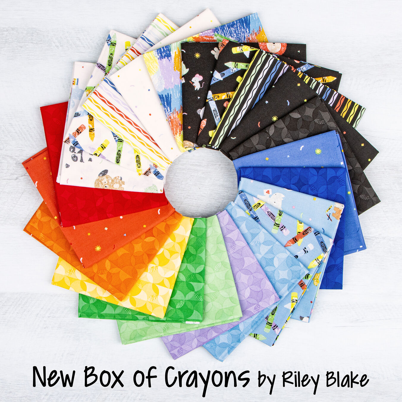 New Box of Crayons by Riley Blake Designs | Hawthorne Supply Co