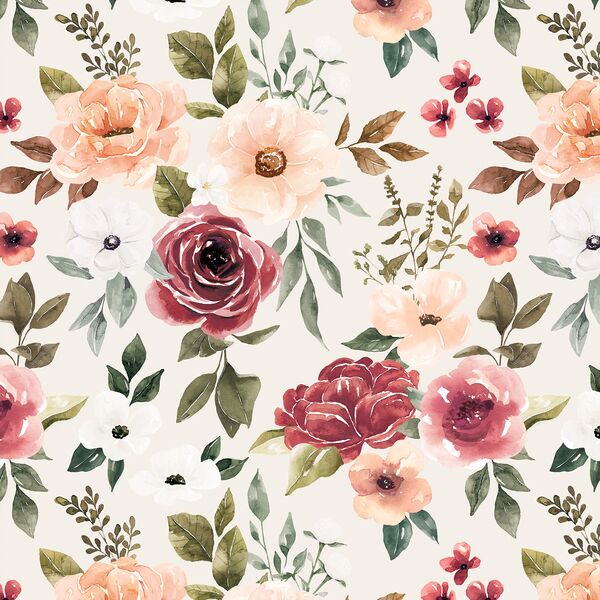 Felicity Floral in Cream | Hawthorne Supply Co