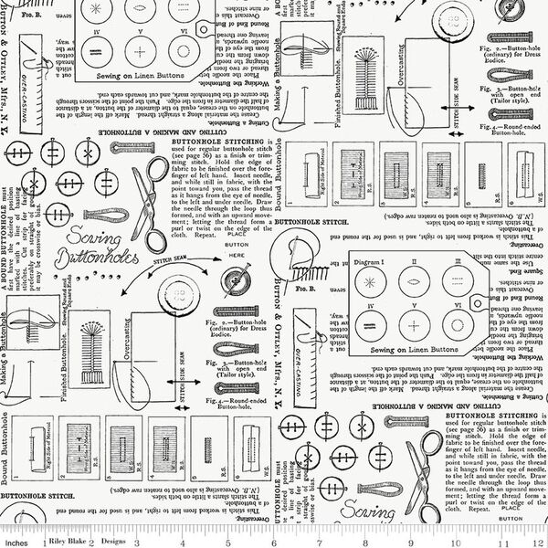 Sewing Notes in Off White | Hawthorne Supply Co