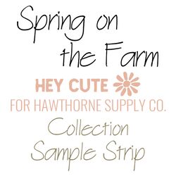 Spring on the Farm by Hey Cute Design | Hawthorne Supply Co
