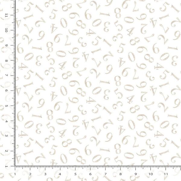 Numbers in White | Hawthorne Supply Co