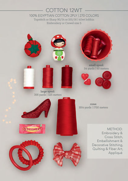 Aurifil 12wt Cotton Thread - Shell (#2315) - Large Spool | Hawthorne ...