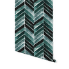Painted Chevron in Deep Blue Green Wallpaper by Crystal W Design ...