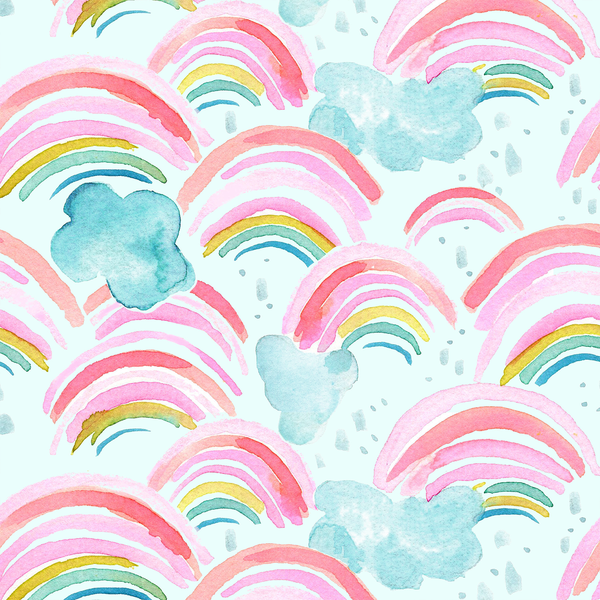 Large Rainbow Showers in Aqua Sky | Hawthorne Supply Co