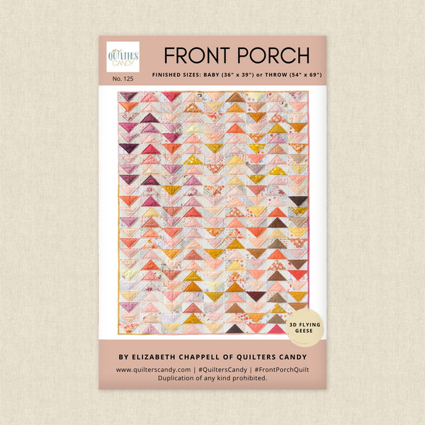 Front Porch Sewing Pattern by Quilters Candy | Hawthorne Supply Co