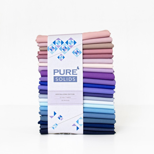 Pure Solids Half Yard Bundle in Crystallizing | Hawthorne Supply Co