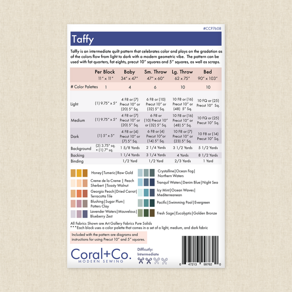 Taffy Sewing Pattern by Coral + Co. | Hawthorne Supply Co