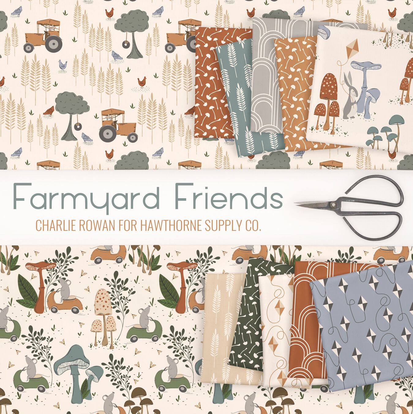 Farmyard Friends by Charlie Rowan Designs | Hawthorne Supply Co