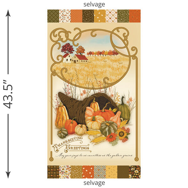 Thanksgiving Greetings Panel | Hawthorne Supply Co