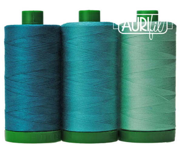 Blue-Throated Macaw Color Builder Thread Set - Aurifil Thread ...